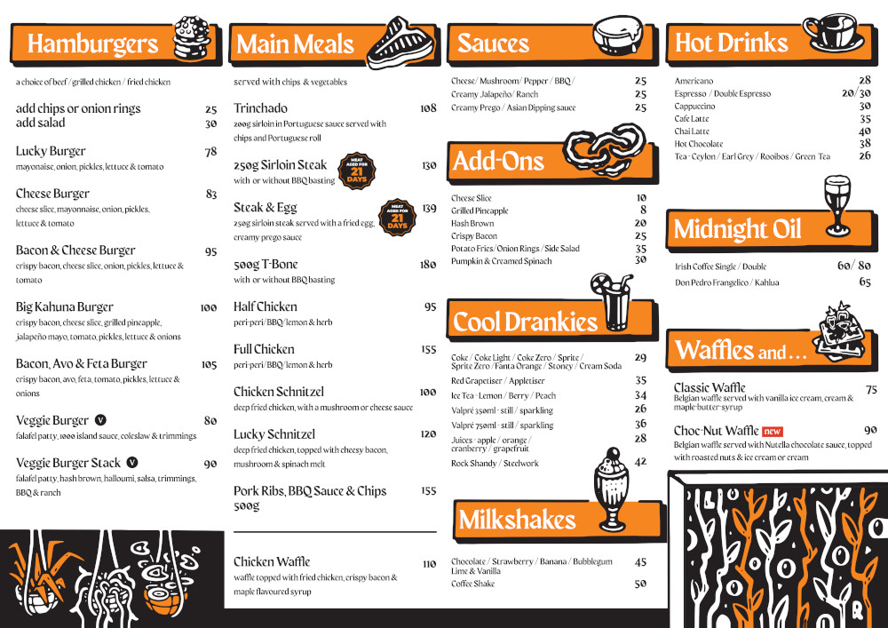 Lucky Rodrigo Restaurant & Bar ~ Open Tuesday - Saturday